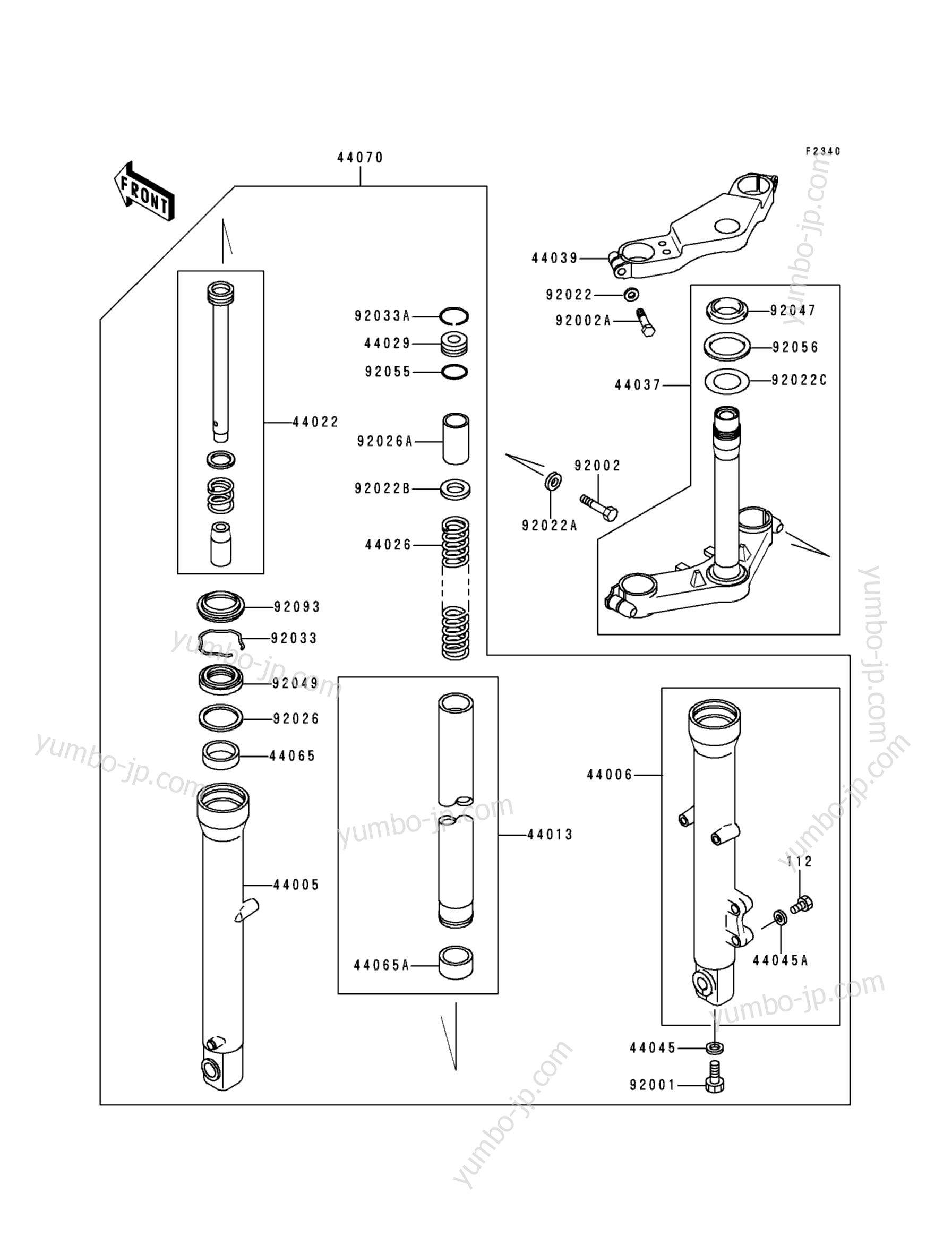 Motorcycle Parts Diagram Forks