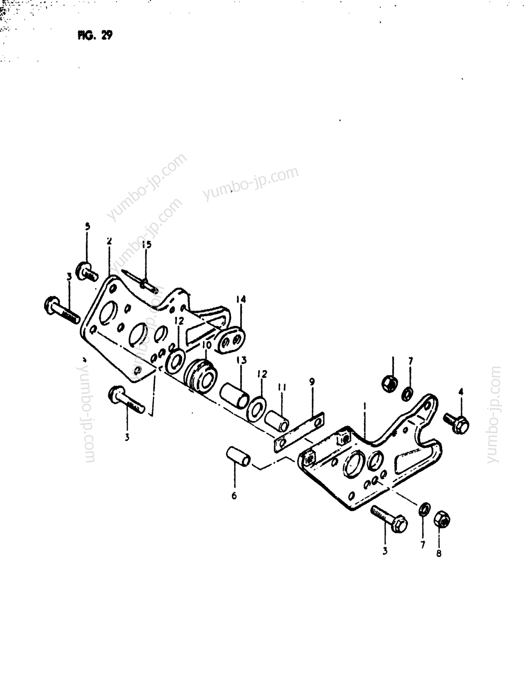 YUMBO | spare parts catalog for мотоцикла SUZUKI RM125 1980 year CHAIN ...